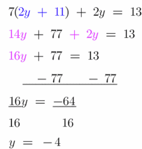 Solving Linear Equations Lesson - Math Goodies